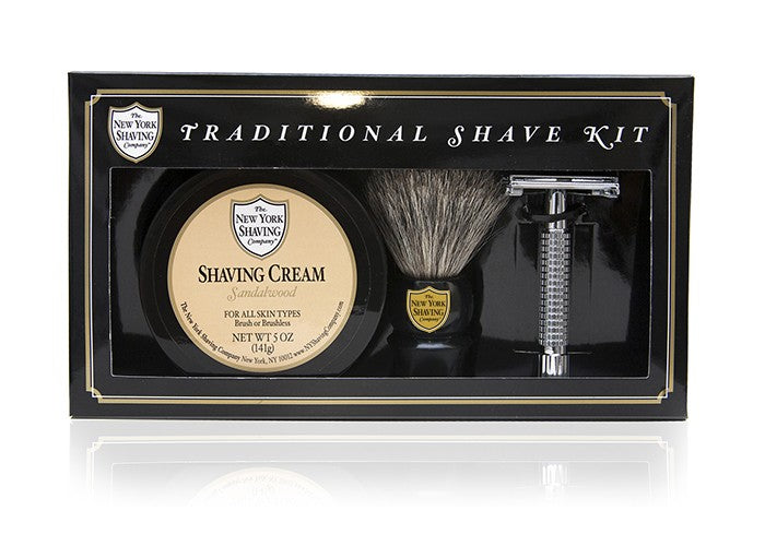 Sandalwood Traditional Shave Kit – The New York Shaving Company