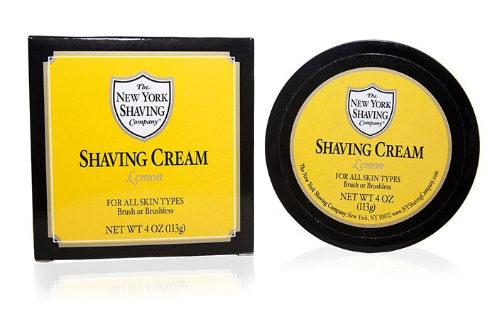 Lemon Shaving Cream – The New York Shaving Company