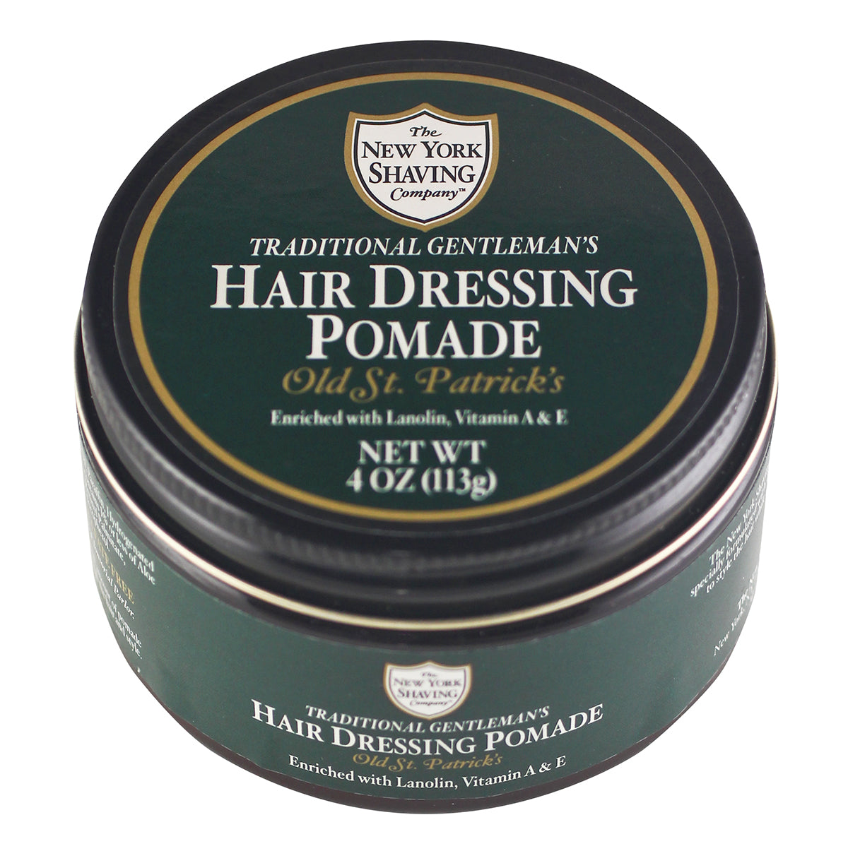 Old St. Patrick's Hair Dressing Pomade – The New York Shaving Company