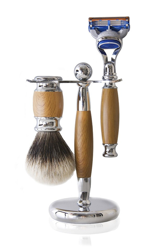 Fusion Beachwood Shaving Set – The New York Shaving Company