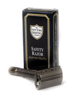 Gun Metal Safety Razor – The New York Shaving Company